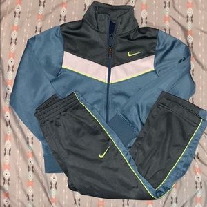Nike | Matching Sets | Blue Grey Lime Green White Nike Jumpsuit Sz 5 ...